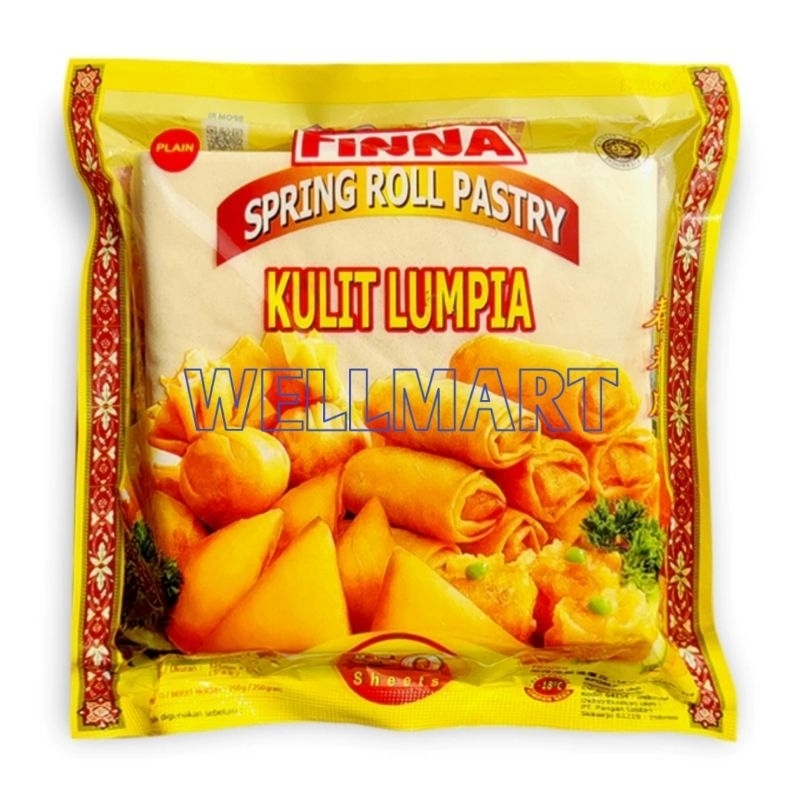 Jual Kulit Lumpia Finna 125mm x 50 Lembar Spring Roll Pastry | Shopee ...