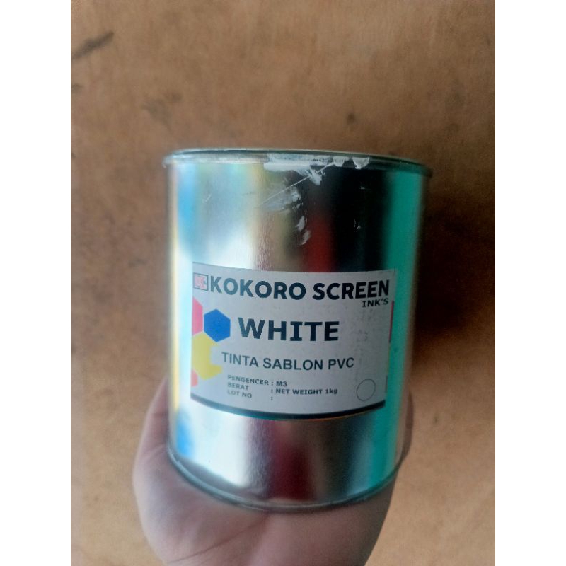 Jual CAT SABLON PLASTIK PVC KOKORO BERAT 1KG | Shopee Indonesia