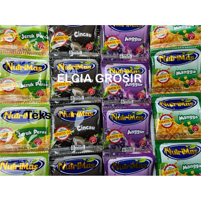 Jual NUTRIMAS FORISA ,MARIMAS COCORIO PROMO 1 renceng GRATIS 10 sachet ...