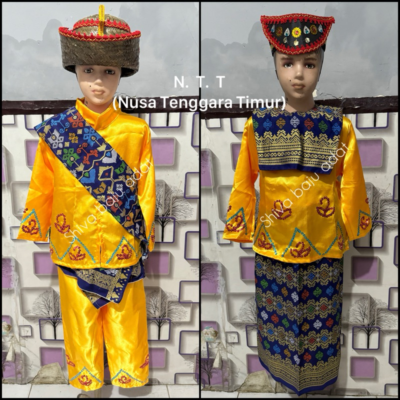 Jual Baju adat NTT anak TK, SD / Baju adat nusa tenggara timur / baju ...