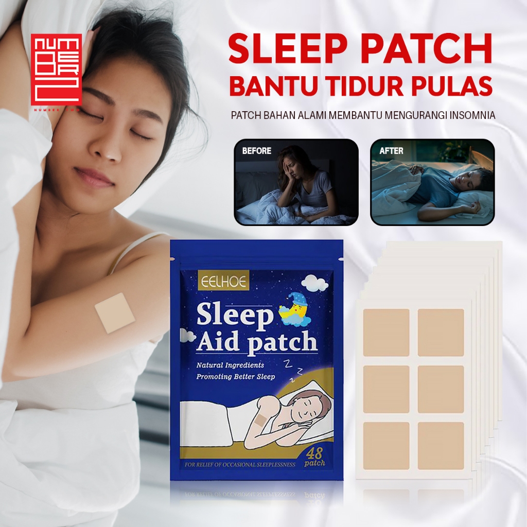 Jual Sleep aid patch sticker pria Wanita sleep well original eelhoe ...