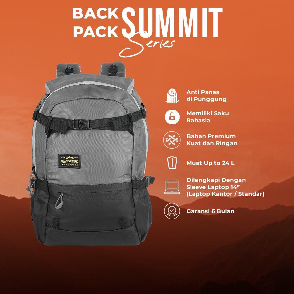 Jual Tas Backpack Pria Wanita Tas Ransel Outdoor Waterproof muat laptop ...