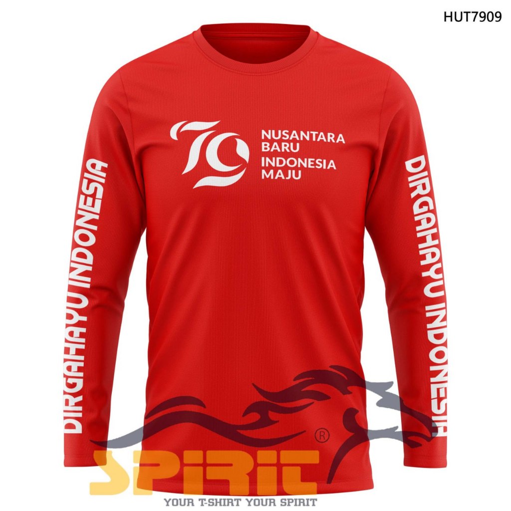 Jual Kaos HUT RI ke 79 Kaos Dirgahayu Republik Indonesia Baju Kemerdekaan Kaos Agustusan Lengan ...