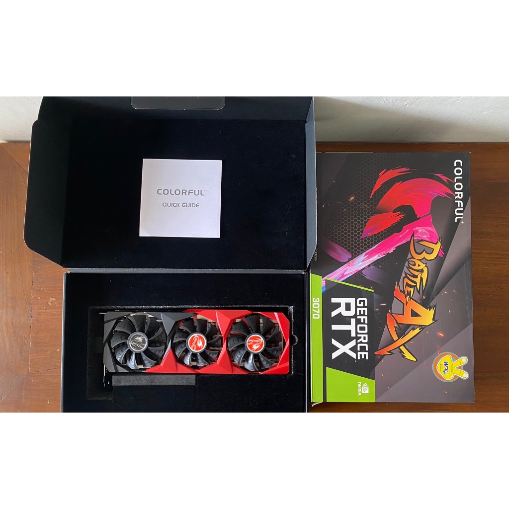 Jual VGA Colorful RTX 3070 8GB GDDR6 BattleAX Fullset Mulus | Shopee ...