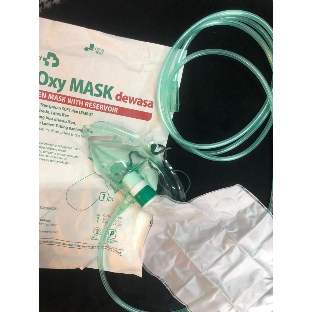Jual Onemed Besmed Hi-Oxy Mask - Masker Oksigen | Shopee Indonesia