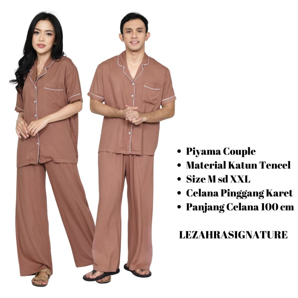 Jual Setelan Baju Tidur Piyama Couple Pasangan Bunda Ayah Fit M-XL ...
