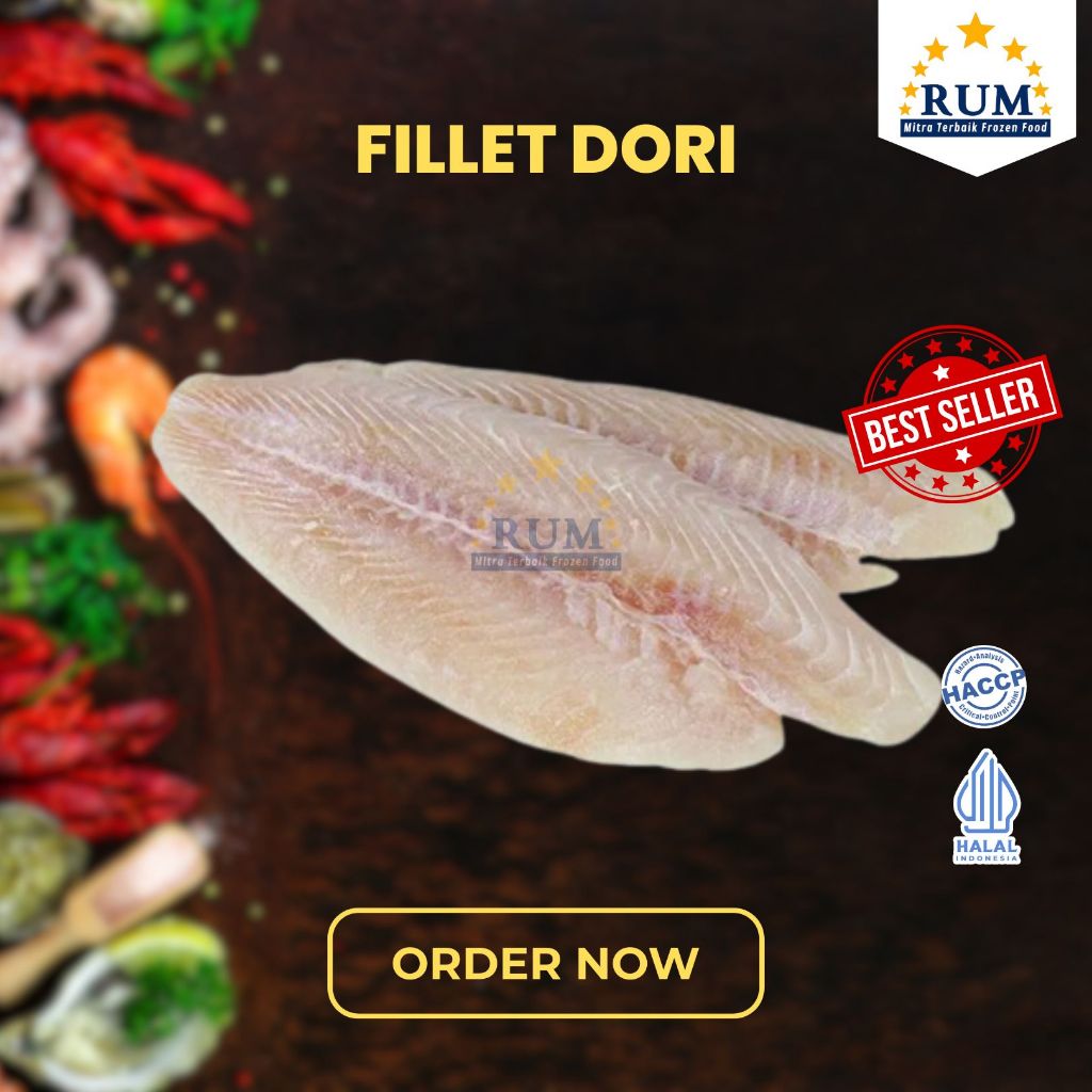 Jual Rumseafood/Fillet Dori D4 Premium/Dori Fish Fillet Tanpa Duri ...
