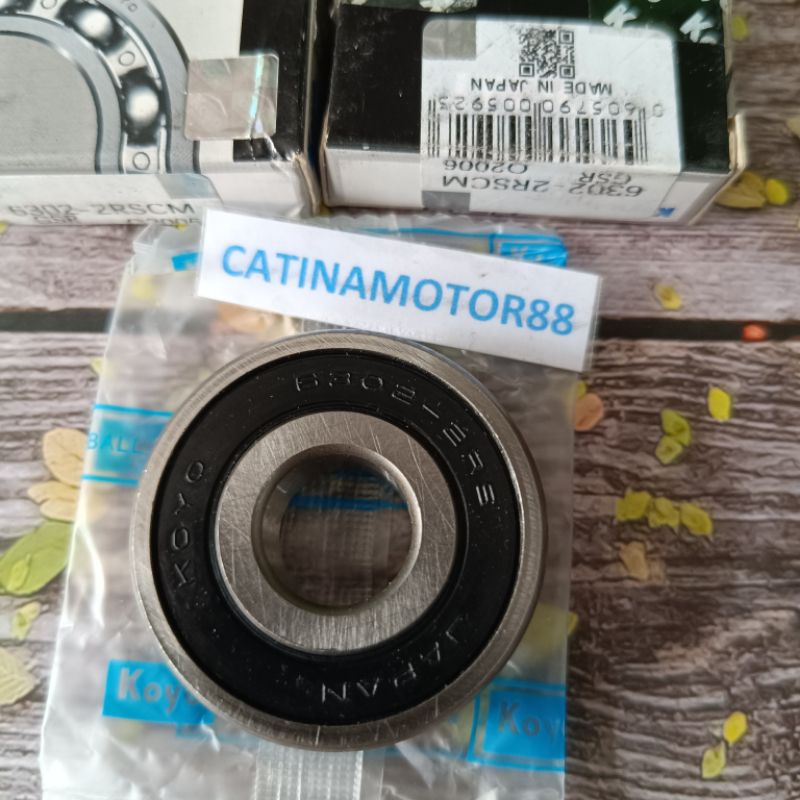 Jual BEARING 6302 2RS TUTUP KARET 13x42x15 MM(HARGA 1 PCS) | Shopee ...