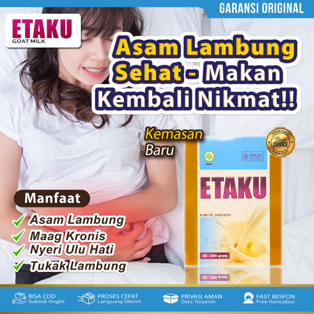 Jual Etaku Goat Milk Susu Kambing Etawa Untuk Obat Sakit Maag Dan Asam ...