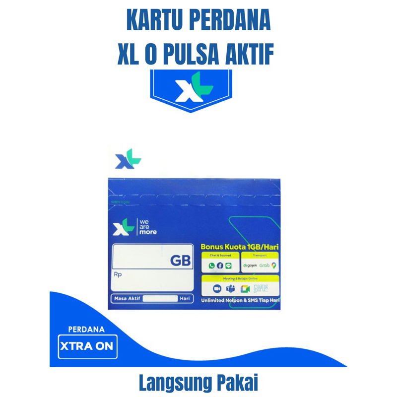 Jual KARTU PERDANA XL PROMO KUOTA 4GB 60HARI AKTIF LANGSUNG PAKAI ...