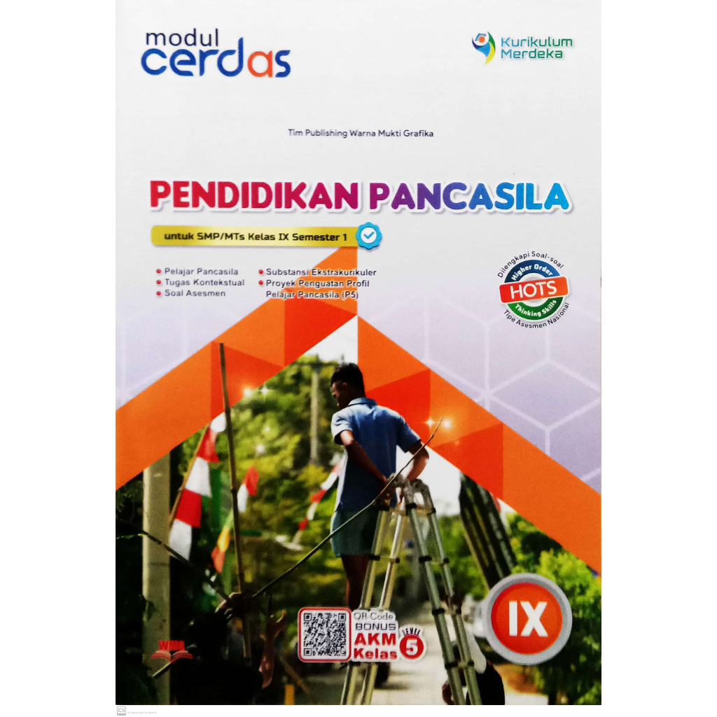 Jual Buku LKS/Modul Cerdas PKN Kelas 9 SMP/MTs Semester 1 Kurikulum ...
