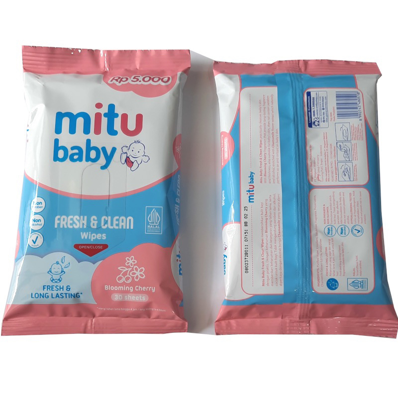 Jual Tissue mitu babby 30 sheet - HARGA 1 PCS - TISSU MITU BABY WIPES ...