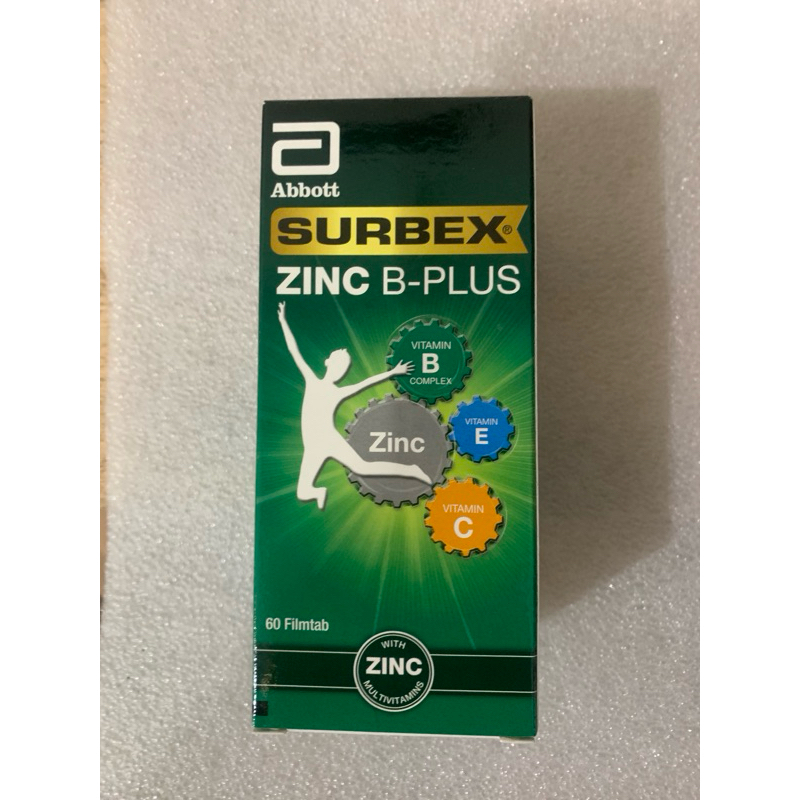 Jual SURBEX ZINC B PLUS 60 tabs | Shopee Indonesia