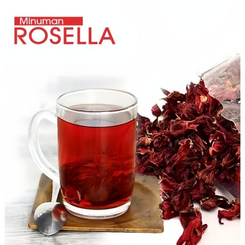 Jual Bunga Rosela Merah 100gr - Teh Rosella Merah Kering | Shopee Indonesia