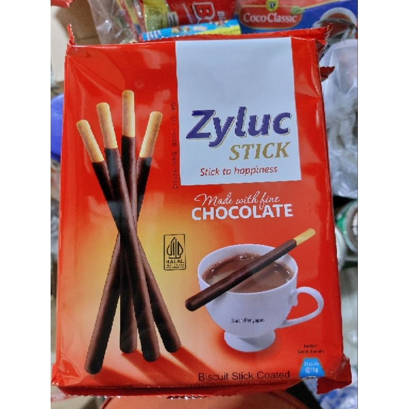 Jual Zyluc Chocolate Stick @11 gram isi 20 bungkus | Shopee Indonesia