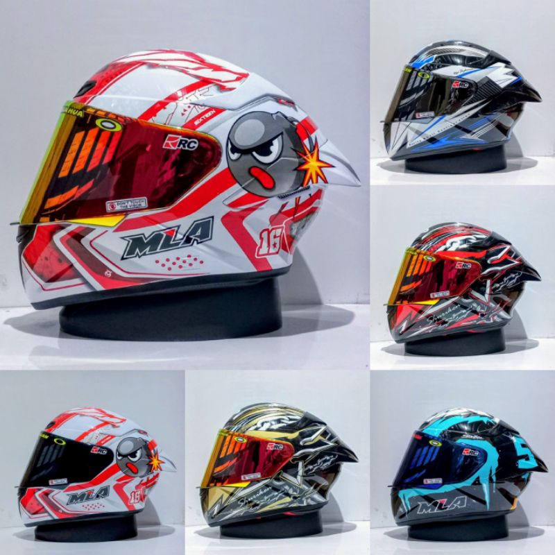 Jual Helm full Face TTC MLA motif | Shopee Indonesia