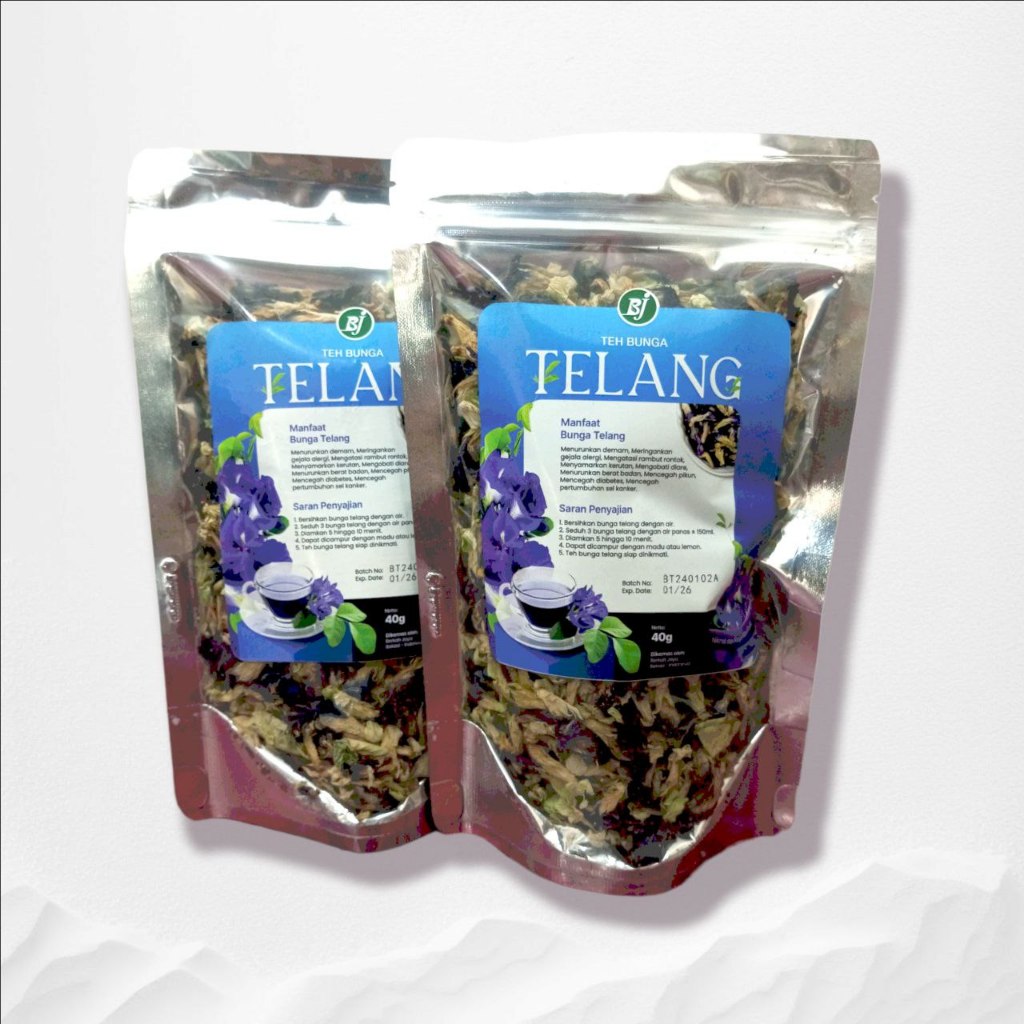 Jual Teh Bunga Telang Kering 40 gram - Bunga Telang Curah | Shopee ...