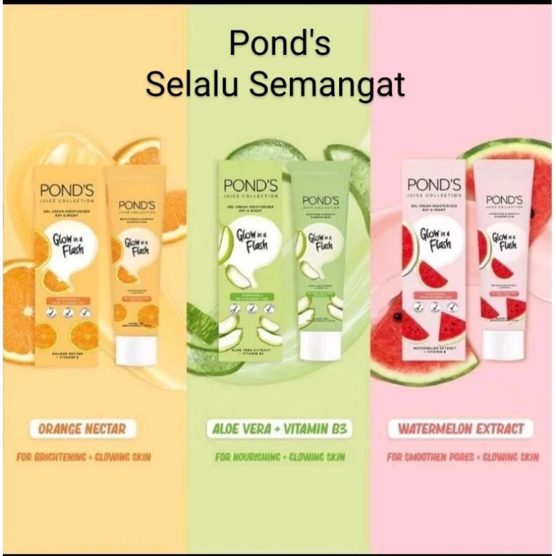 Jual Pond's Juice Collection Gel Cream Moisturizer Day & Night [ 20 ...