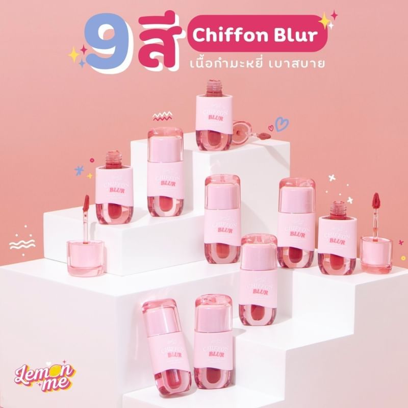 Jual LEMON ME CHIFFON BLUR SOFT LIP AND CHEEK VELVET TINT LM2001 ...