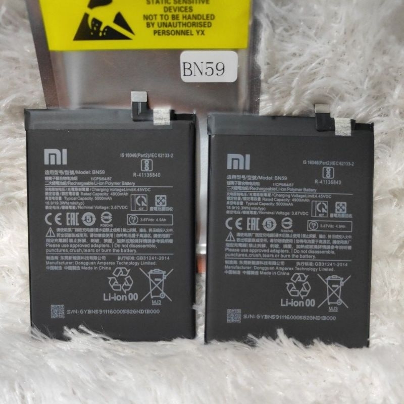 Jual Baterai Oc Tanam Xiaomi REDMI NOTE 10 4G/10S 4G Model BN59 Baterry ...