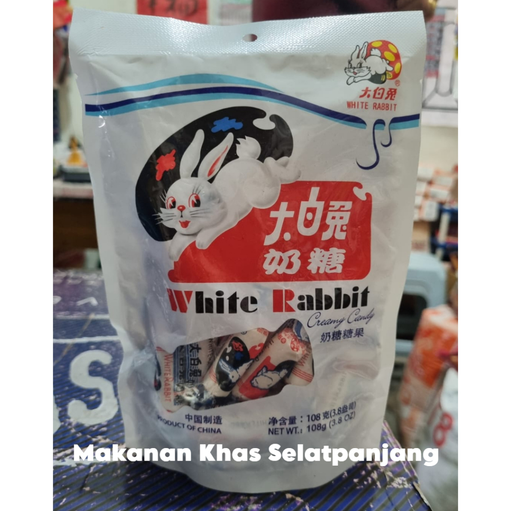 Jual White Rabbit Creamy Candy/Permen susu kelinci NON HALAL 108 gr ...
