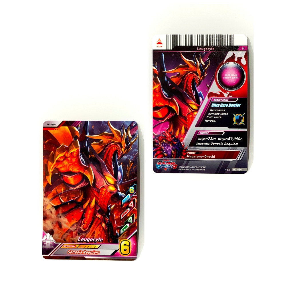 Jual Kartu Ultraman Fusion Fight R/B LEUGOCYTE B3-066 (normal) | Shopee ...