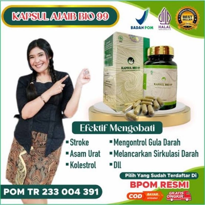 Jual Kapsul Bio 99 Asli Original Obat Herbal Multi Khasiat Resmi BPOM ...