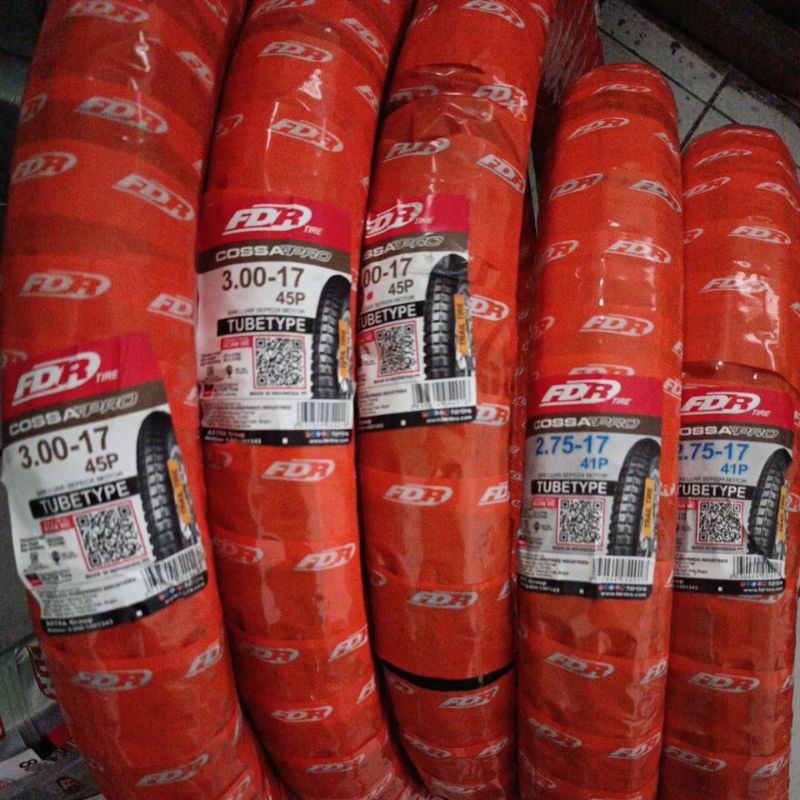 Jual Ban FDR Cossa Pro Tube type ring 17 ban rimba kota ban semi rimba ...