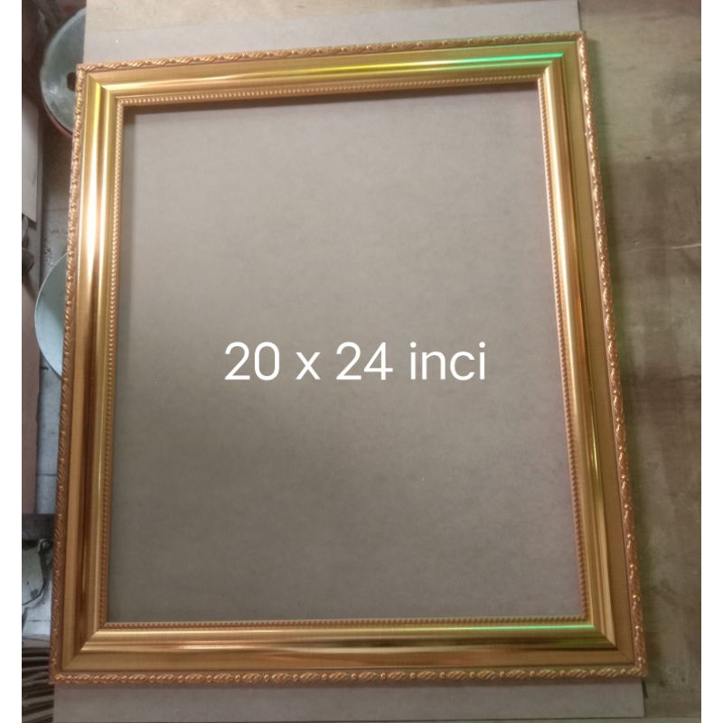 Jual Bingkai foto 20 x 24 inci/ 50 x 60 cm ukir/ minimalis 6 cm ...