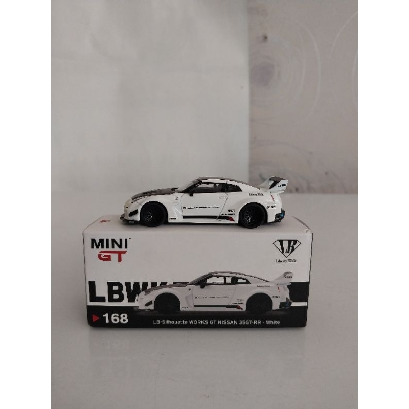 Jual #168 Mini GT LBWK Nissan GTR R35 White | Shopee Indonesia