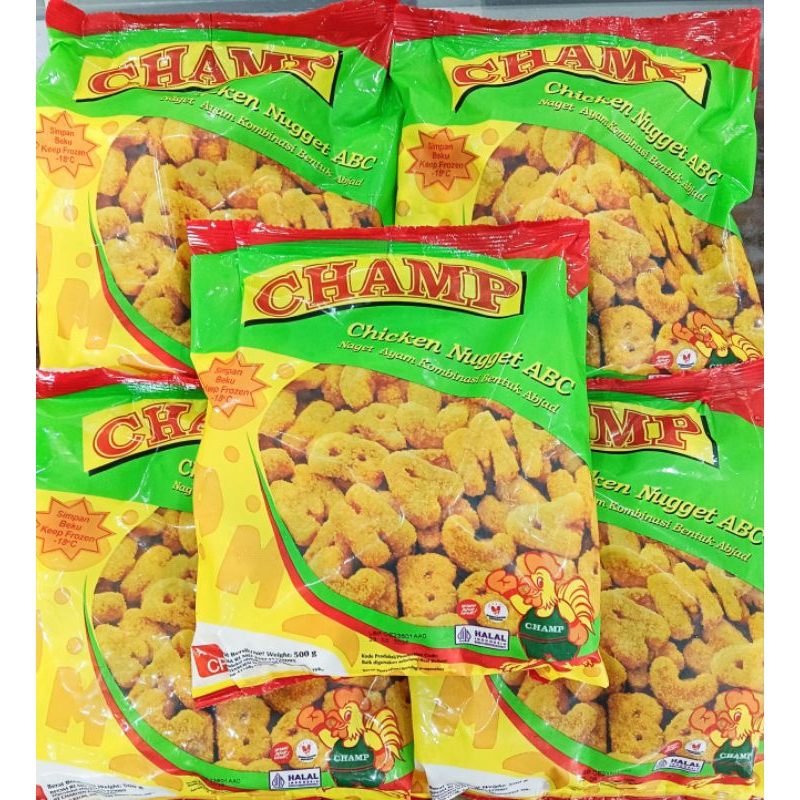 Jual CHAMP NAGET AYAM ABC/CHICKEN NUGGET ABC 450GR | Shopee Indonesia