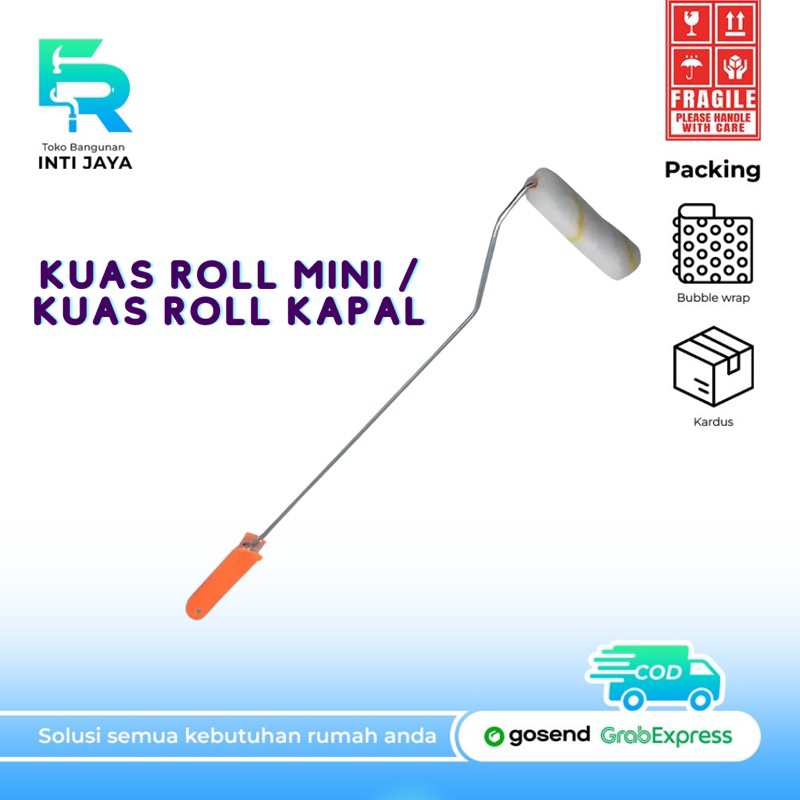 Jual Kuas Roll Mini / Kuas Roll Kapal 4” | Shopee Indonesia