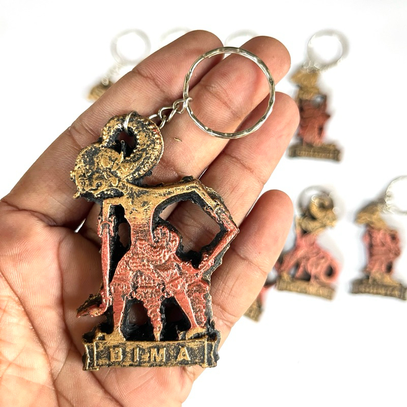 Jual Souvenir Gantungan Kunci Miniatur Wayang Fiberglass / Oleh oleh khas Yogyakarta Indonesia ...