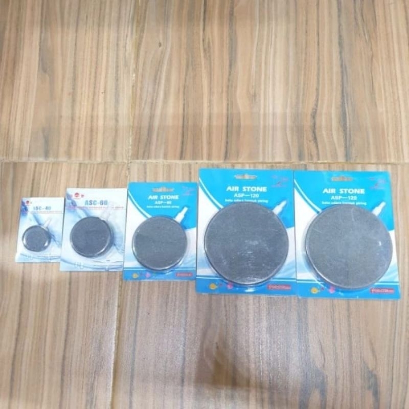 Jual Batu aerator ROSSTON Yamano ASC 40 60 80 100 120 airstone gepeng bulat lingkaran 4cm 6cm ...