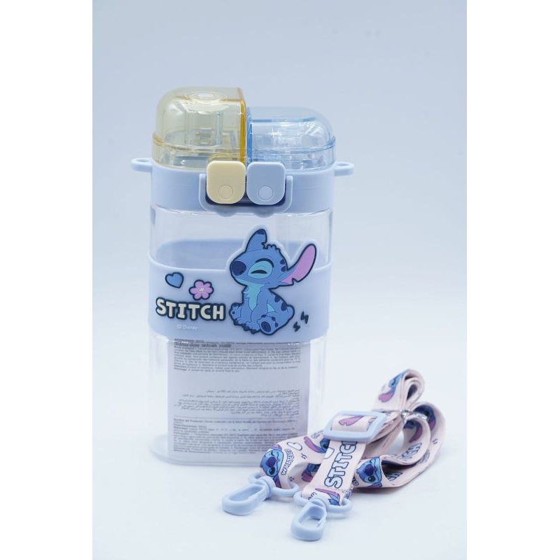 Jual Lilo and Stitch Double Straw Sedotan Botol Minum Anak Drink Water ...
