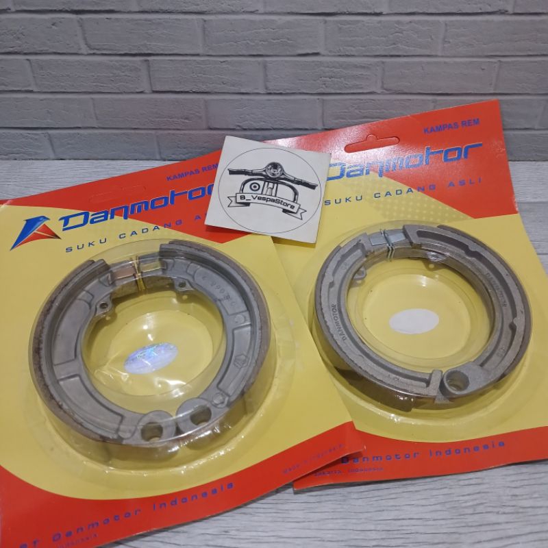 Jual Kampas rem ring 8 Kampas rem depan belakang vespa super ps ...