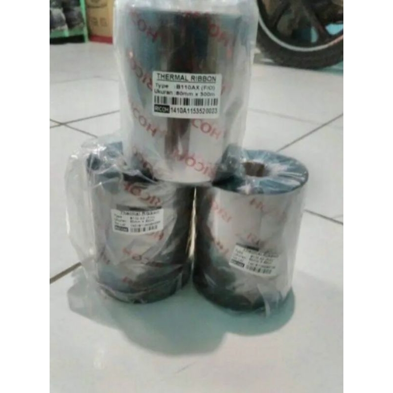 Jual kertas thermal ribbon B110 AX (F/O) | Shopee Indonesia