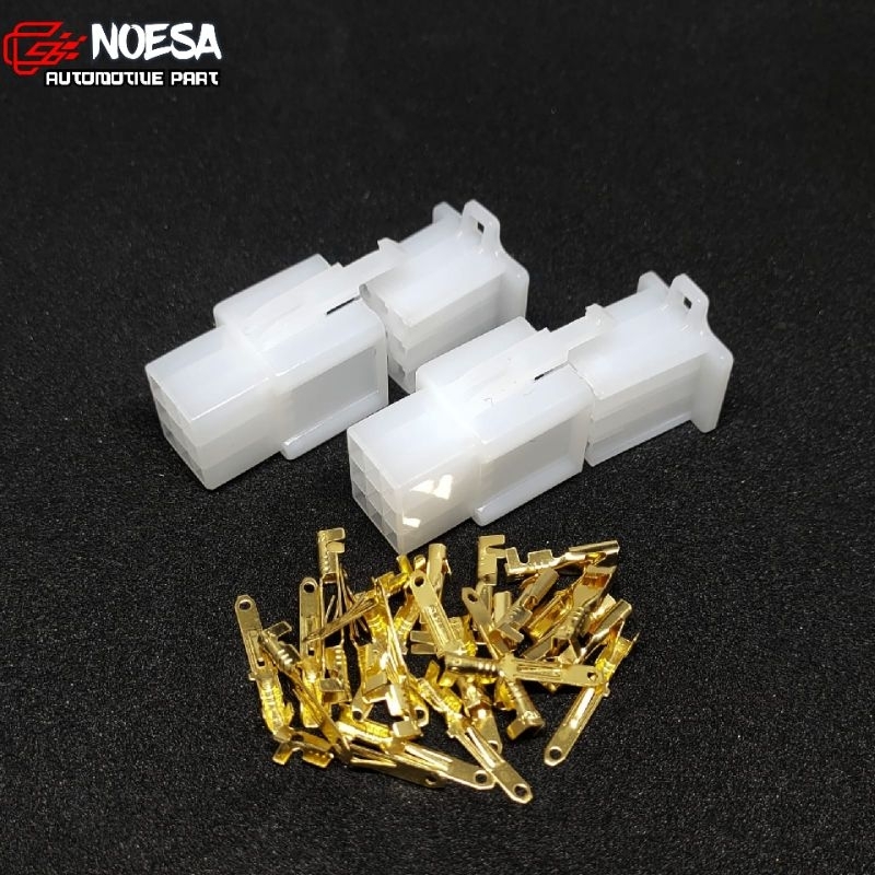 Jual soket socket kabel 9 pin kecil plus skun male female | Shopee ...
