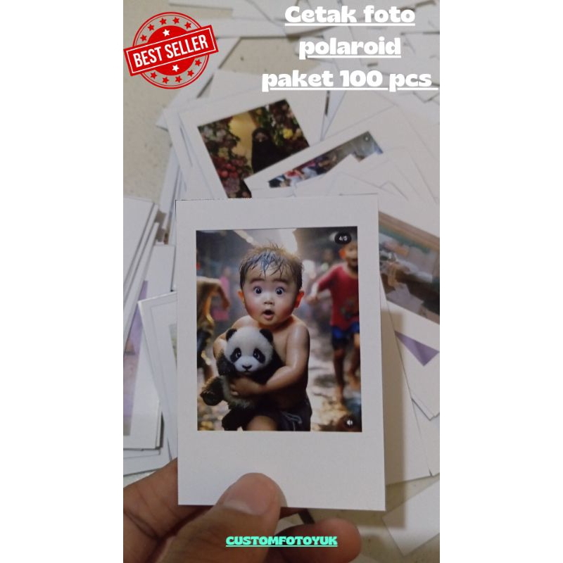Jual Cetak foto polaroid termurah paket 100 pcs COD | Shopee Indonesia