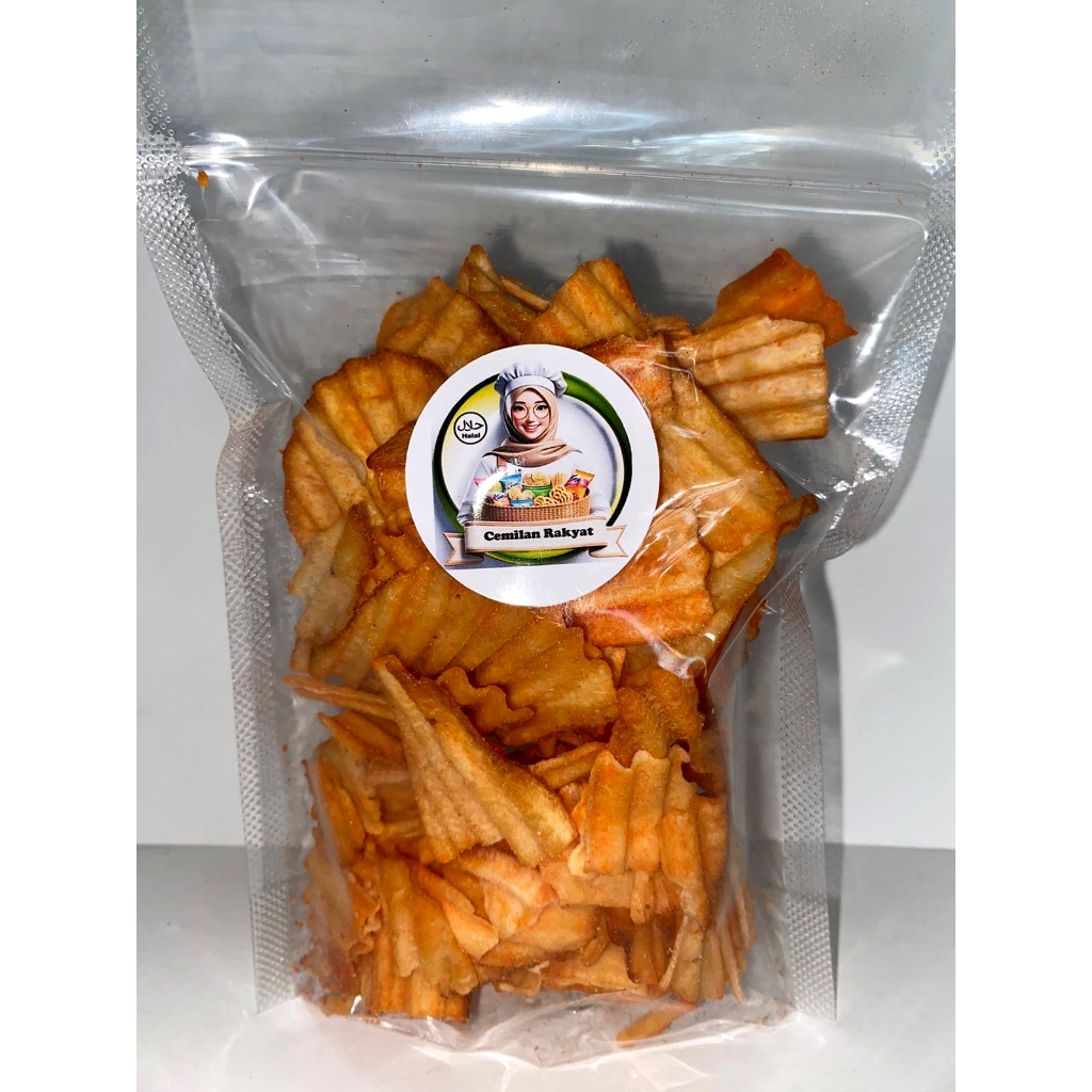 Jual Cemilan Snack Keripik Chuba Balado Pedas Gurih | Shopee Indonesia