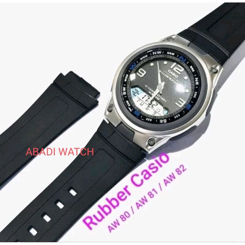 Jual Strap Tali Jam Tangan Casio AW82 AW 82 fishing hear luminor AW-82 ...