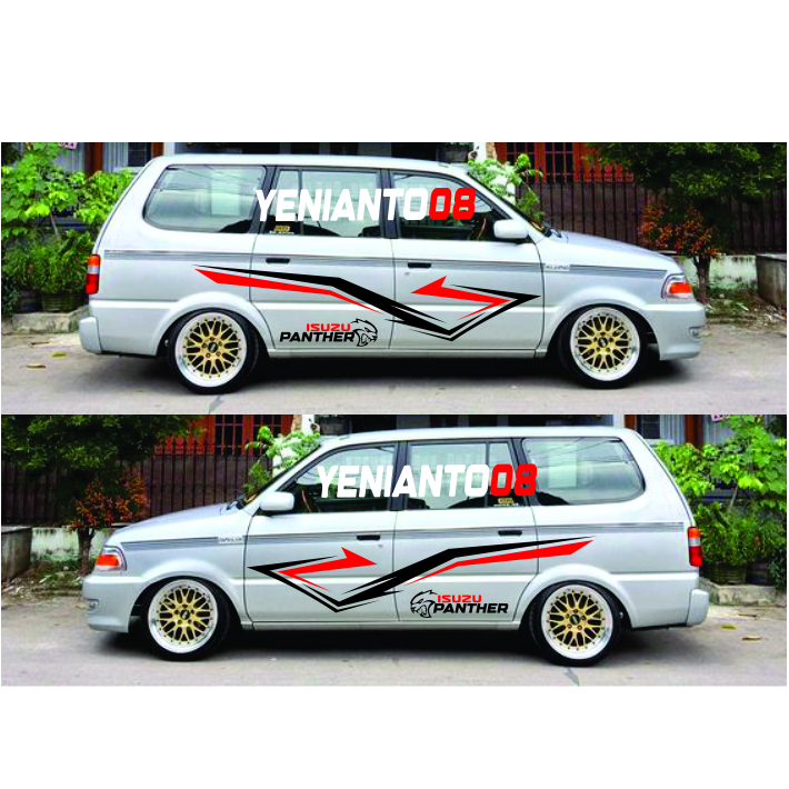 Jual Terbaru stiker mobil panther stiker sticker mobil isuzu panther ...