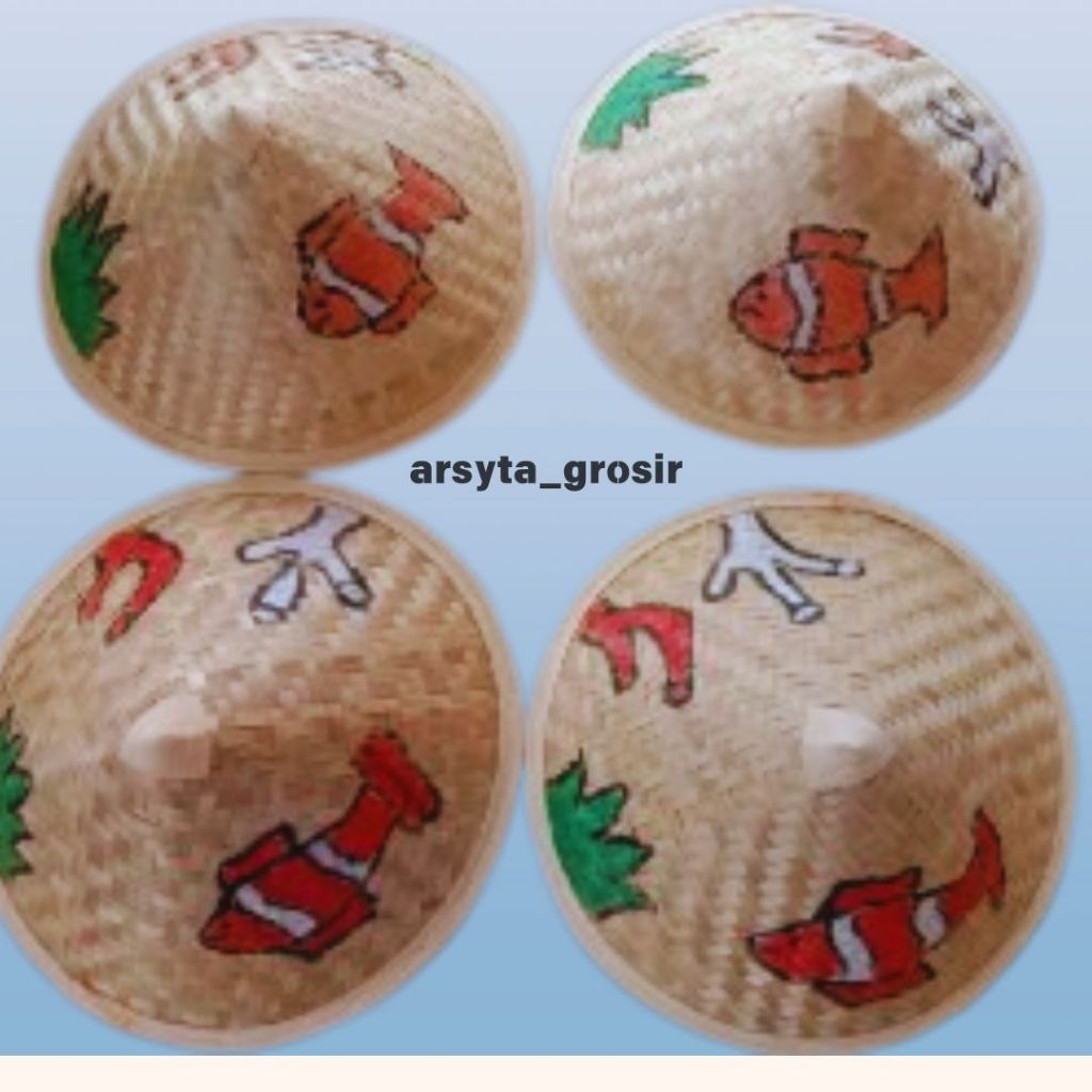 Jual Topi caping lukis tema ikan nemo/Caping lukis anak | Shopee Indonesia