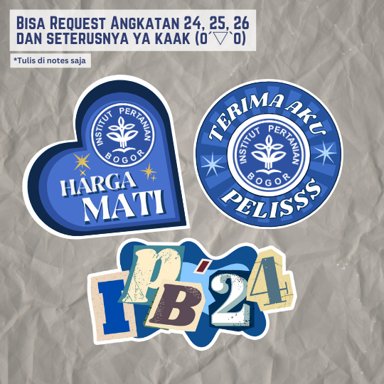 Jual STIKER CAMABA IPB - IPB UNIVERSITY INSTITUT PERTANIAN BOGOR KAMPUS ...