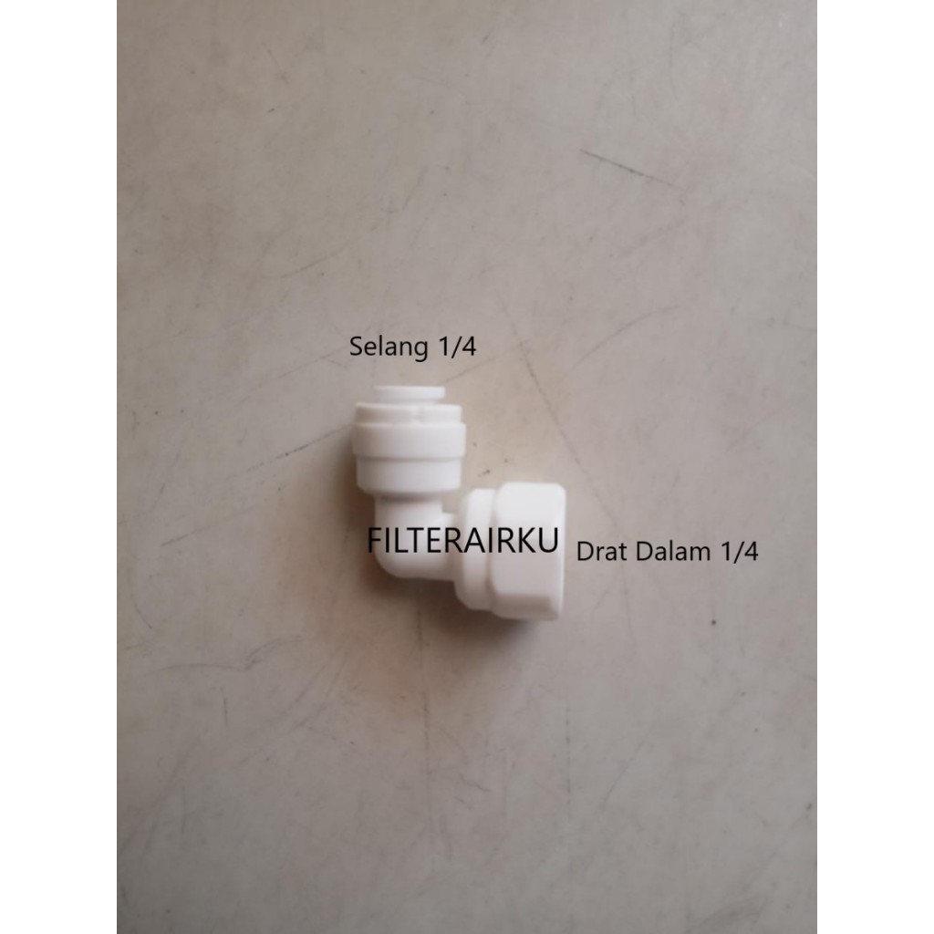 Jual Fitting Drat Dalam 1/4" x Selang 1/4" - Elbow | Shopee Indonesia