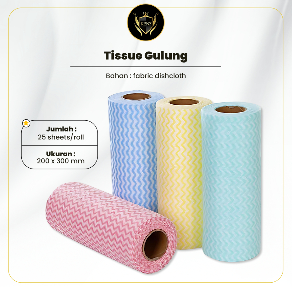 Jual Tisu Dapur Roll Isi 25 Lembar 20x30 Tisu Roll Besar Tisu Gulung ...