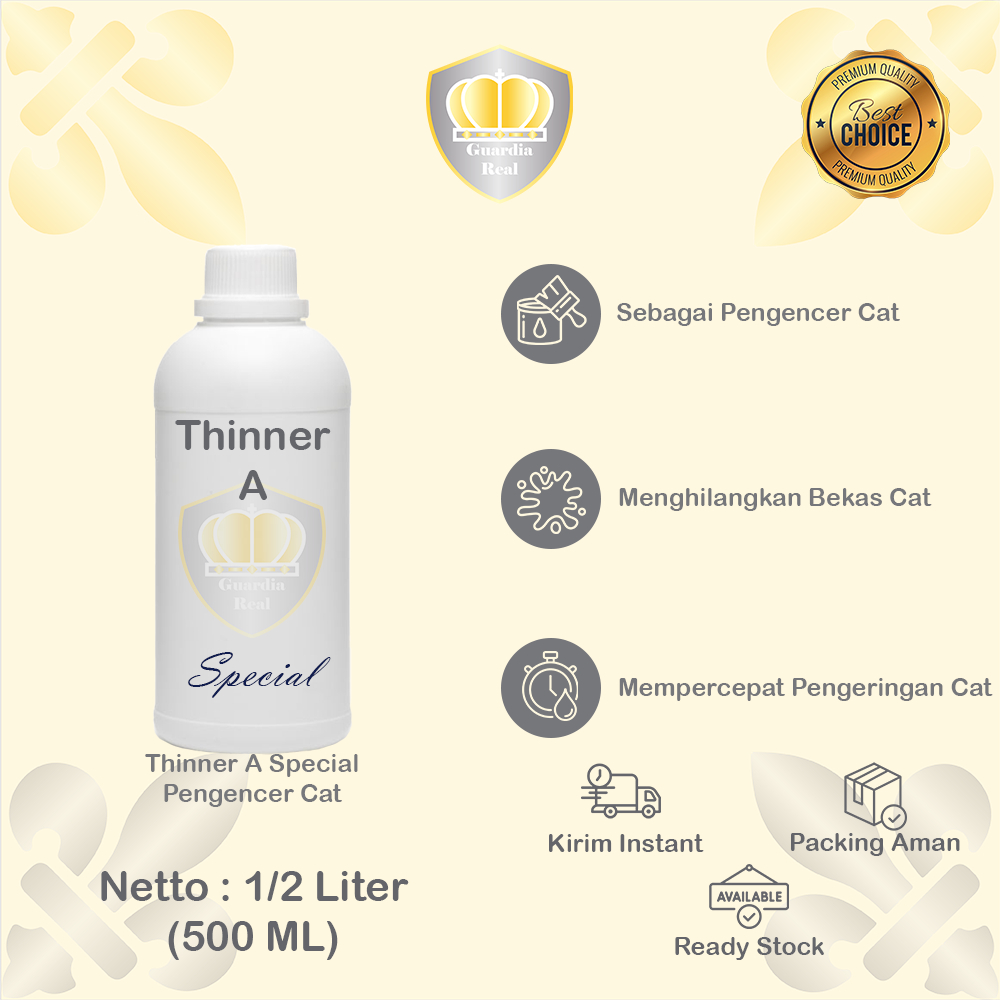 Jual Thinner A Special 1/2 Liter(500 ML)/ Tiner A Special 1/2 Liter(500 ...