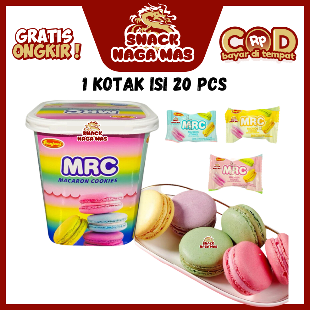Jual MRC MACARON COOKIES TOPLES BOX | RANJANI MRC MACAROON COOKIES ...