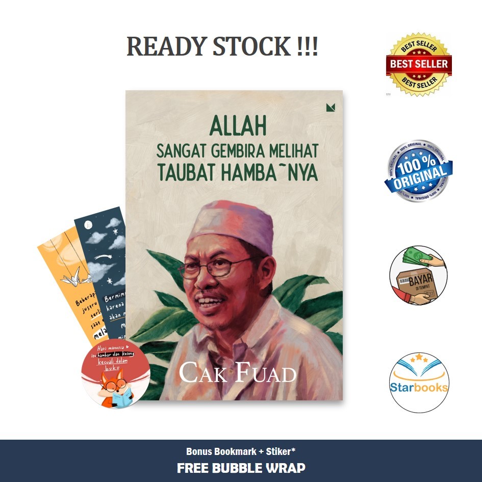 Jual Buku Allah Sangat Gembira Melihat Taubat Hamba-Nya By Cak Fuad ...
