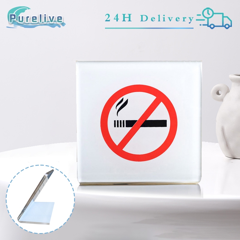 Jual Acrylic Sign Smoking No Smoking Sign Board Akrilik No Smoking Area ...